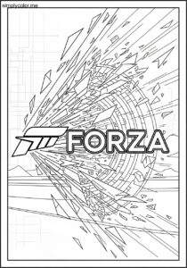 Forza color sheet - Simply color me