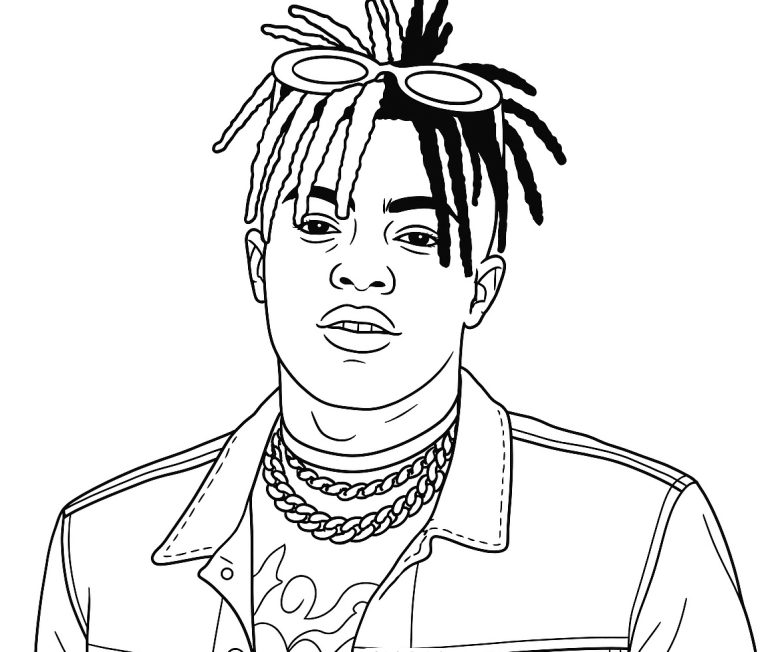 Juice WRLD coloring page - Simply color me