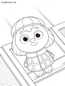 Sel coloring sheet - Simply color me